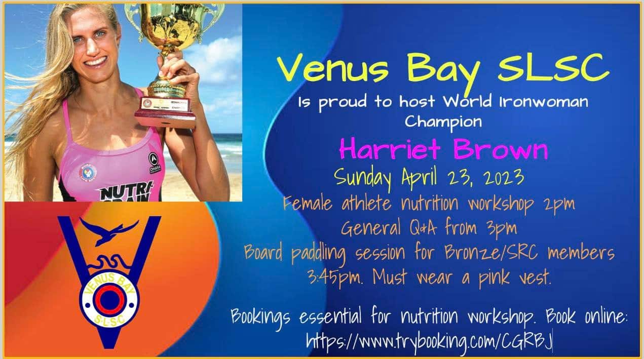 Venus Bay SLSC Harriet Brown Workshop - Inverloch Surf Life Saving Club